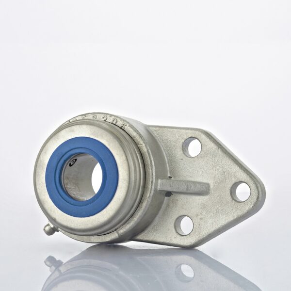 3 hole one side flange unit SFB in stainless steel | NHK Machinery Parts