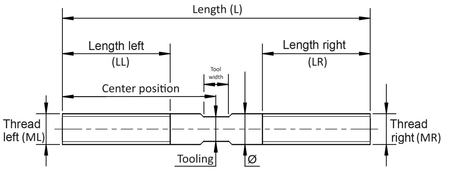 Rectangular threaded welding plate in stainless steel | NHK Machinery Parts
