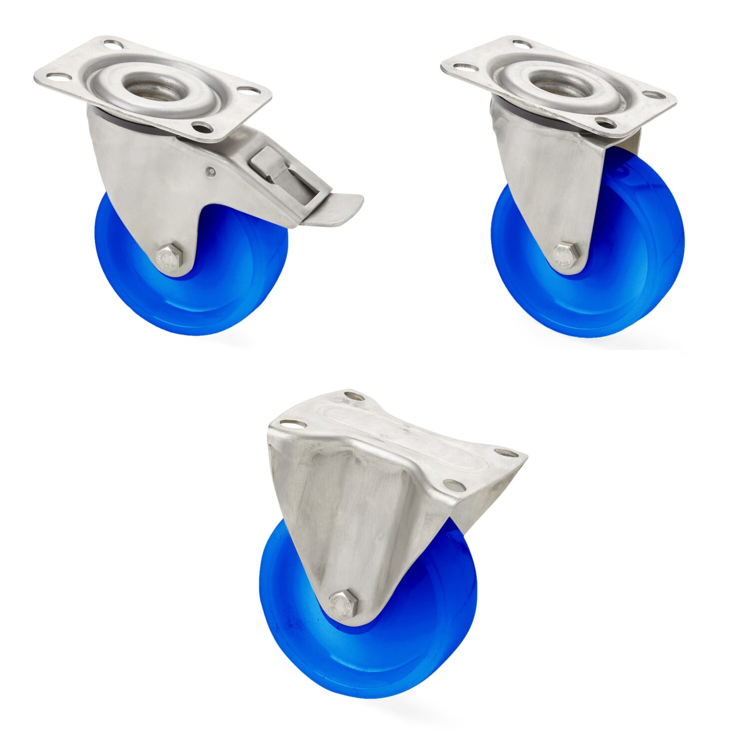 Stainless caster noise reducing castor | Order | NHK Machinery Parts