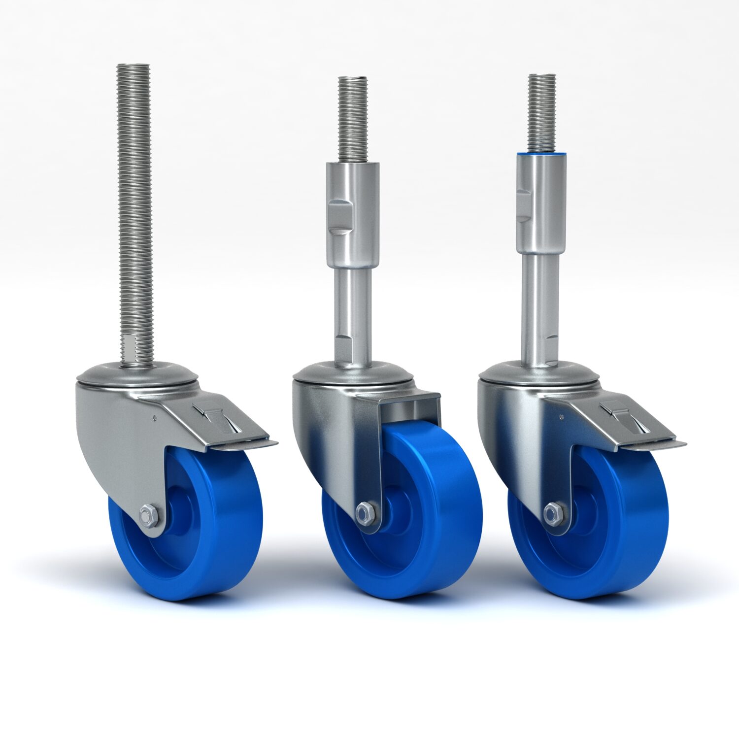 Stainless industrial caster Noise reducing castor | NHK Machinery Parts